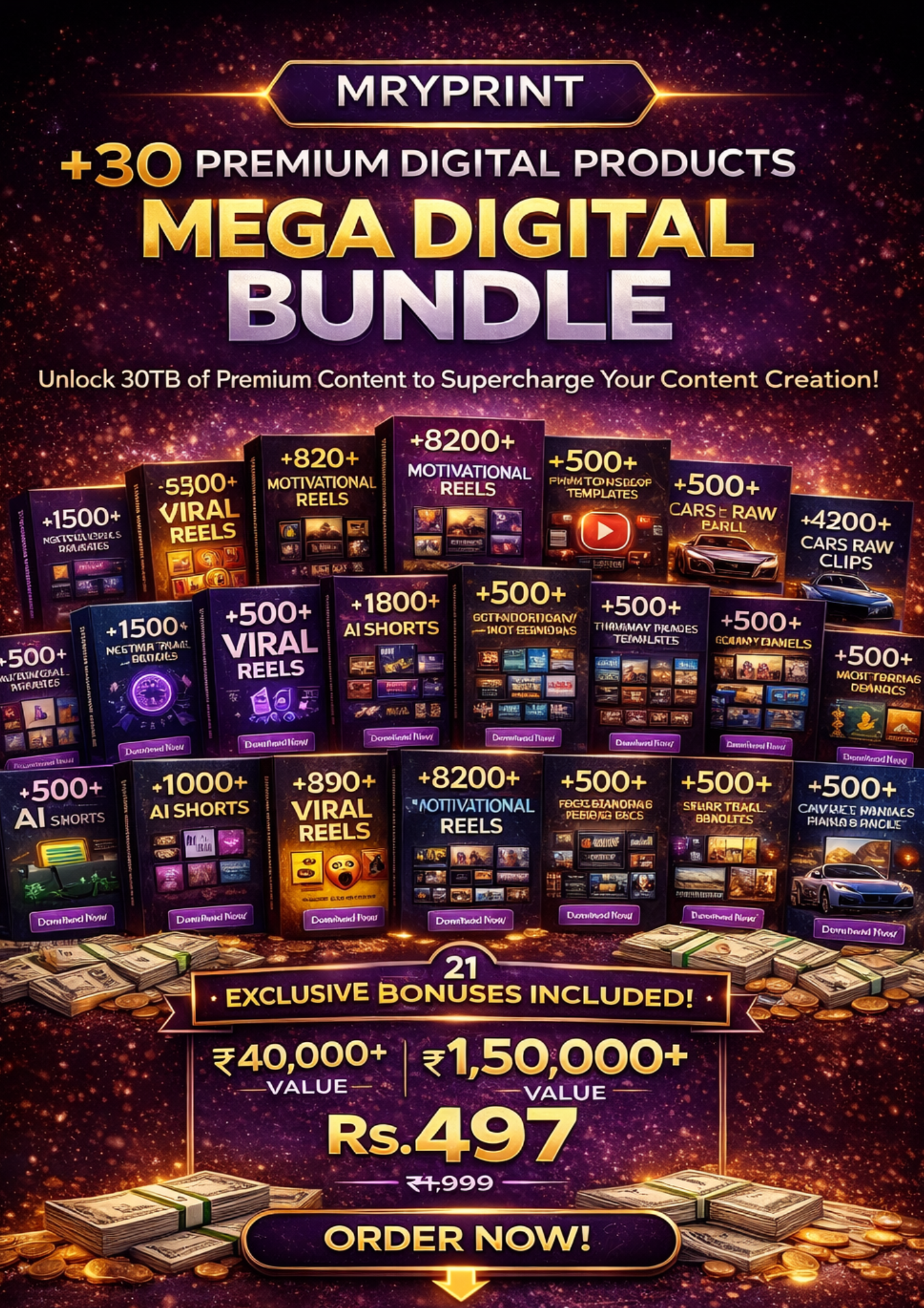 30TB Mega Creator Power Pack | Premium All-in-One Digital...